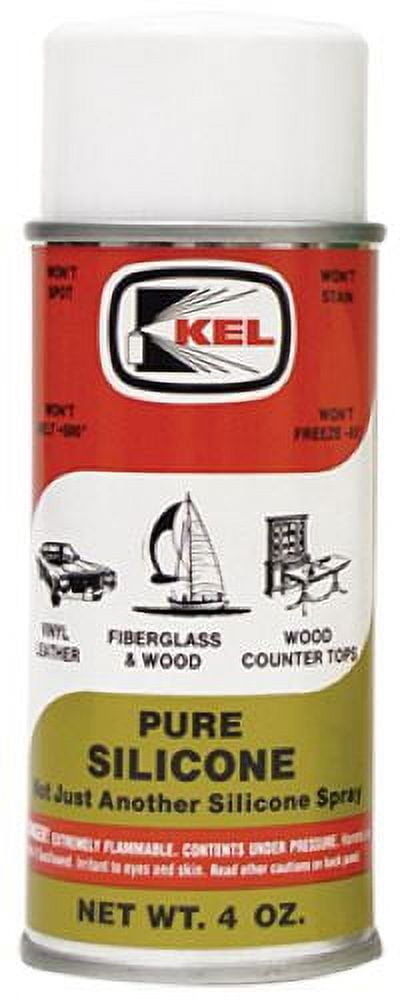 KEL KEL57555 4 oz Can of Pure Silicone Lubricant - Quantity of 3 ...