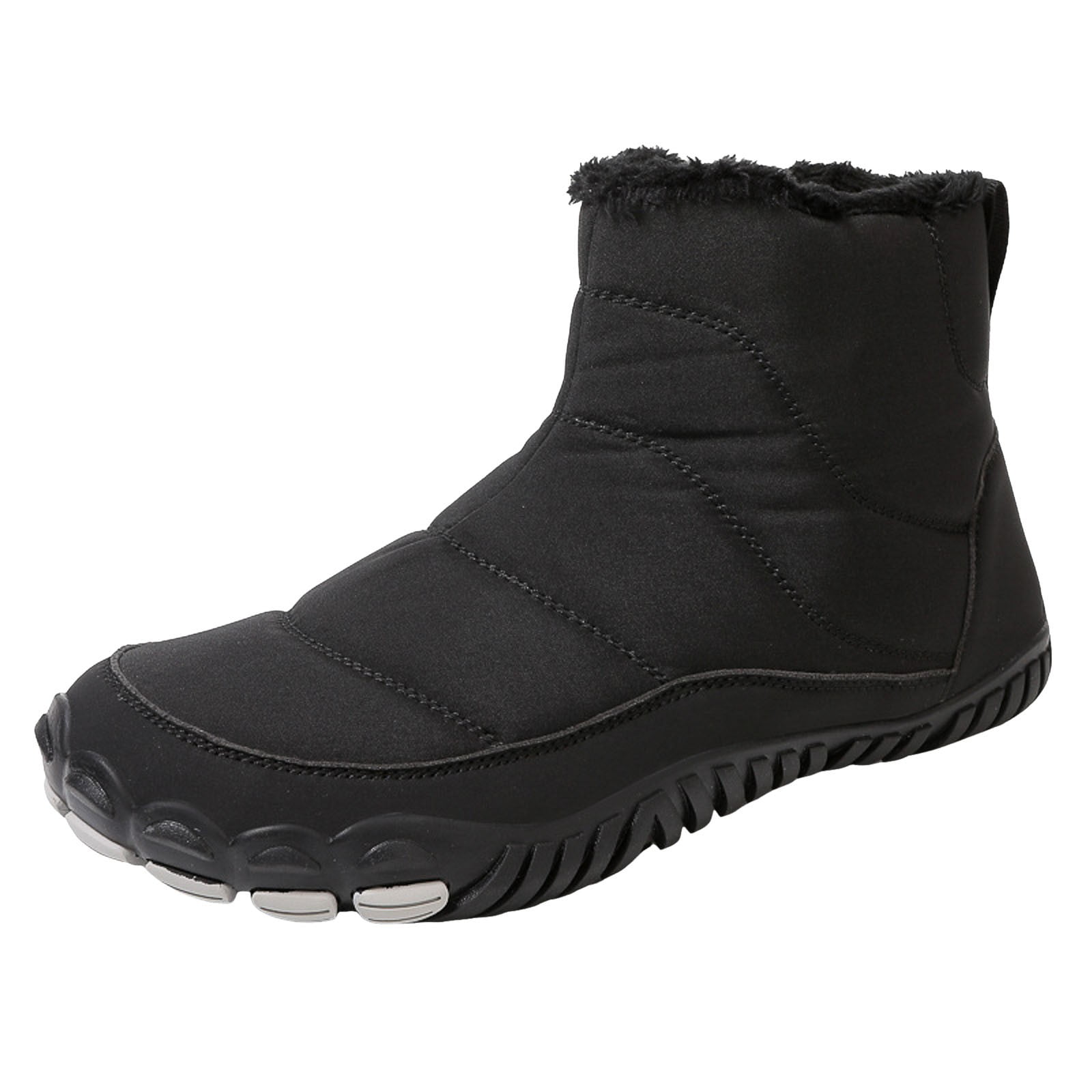 KELINFONG Men's Women's Winter Snow Boots Wide Toe Box Barefoot boot ...