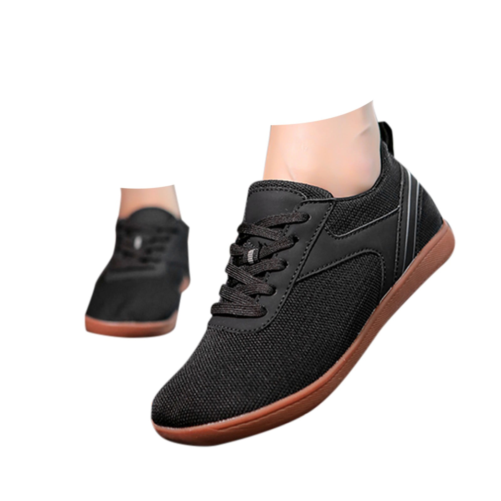 KELINFONG Mens Barefoot Shoes Minimalist Cross-Trainer Shoes Wide Toe ...