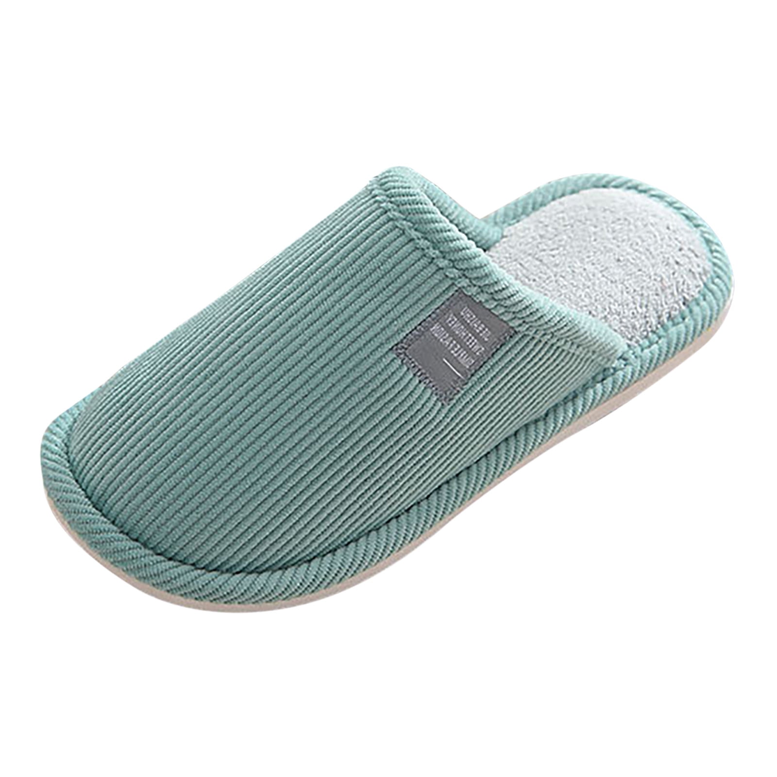 KELINFONG Women's Fuzzy Scuff Slippers Mens Memory Foam Slippers ...