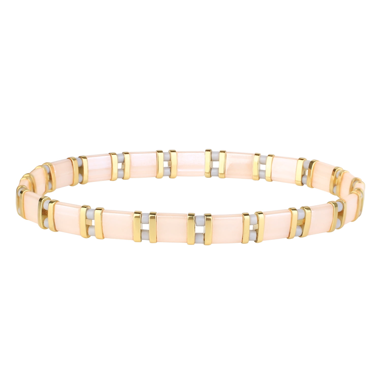 KELITCH New Miyuki Tila Beaded Stretch Bracelets Women Tila Bracelets ...