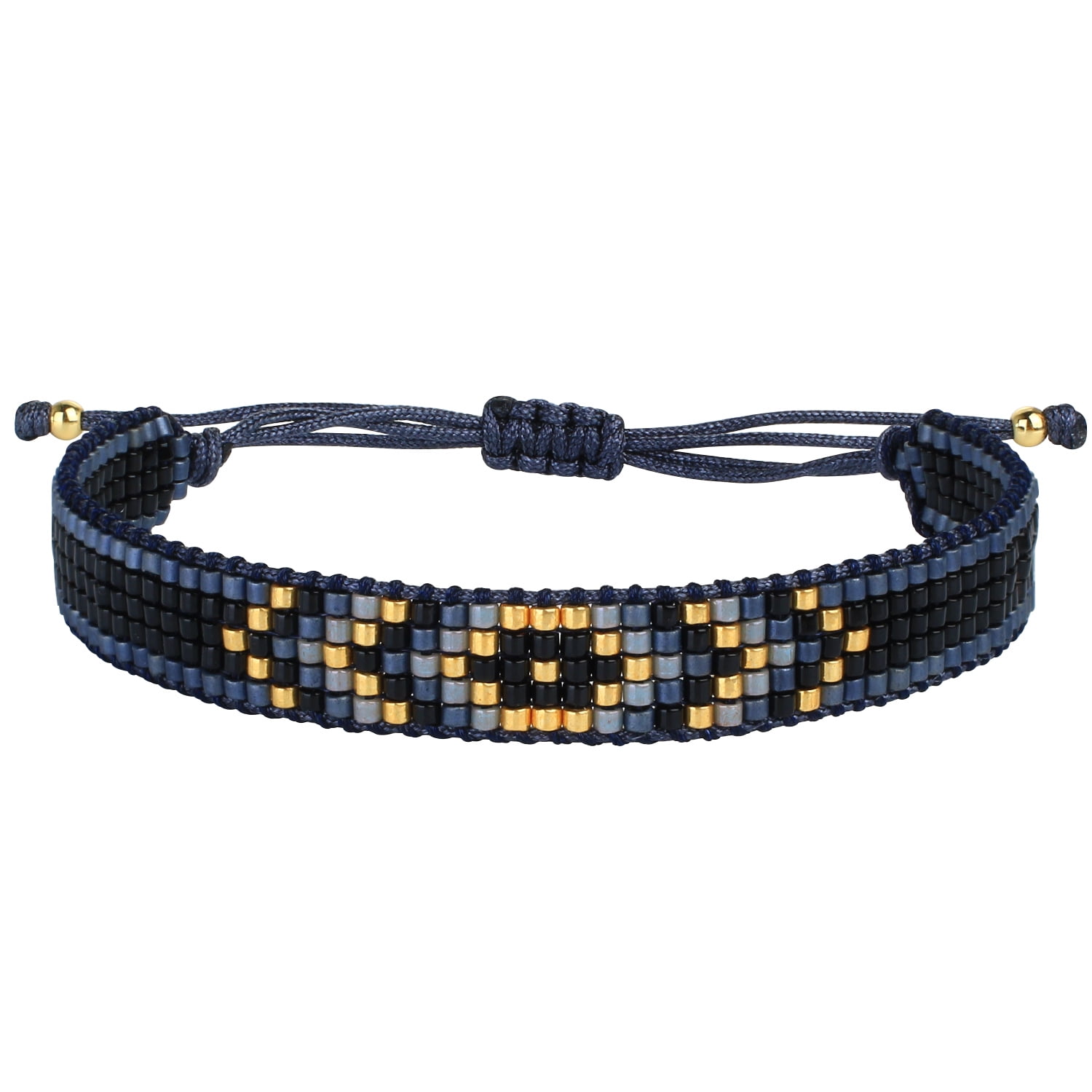 KELITCH Women Beaded Bracelets Weave Pattern Wrap Bracelets Friendship ...