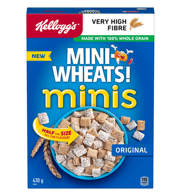 KELLOGG MINI-WHEATS ORIGINAL 430G - Walmart.com