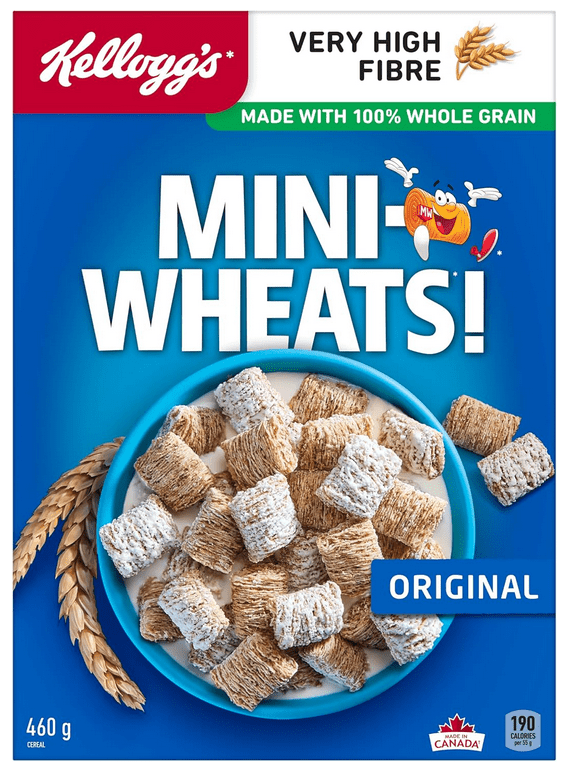 KELLOGG MINI-WHEATS ORIGINAL 460G - Walmart.com