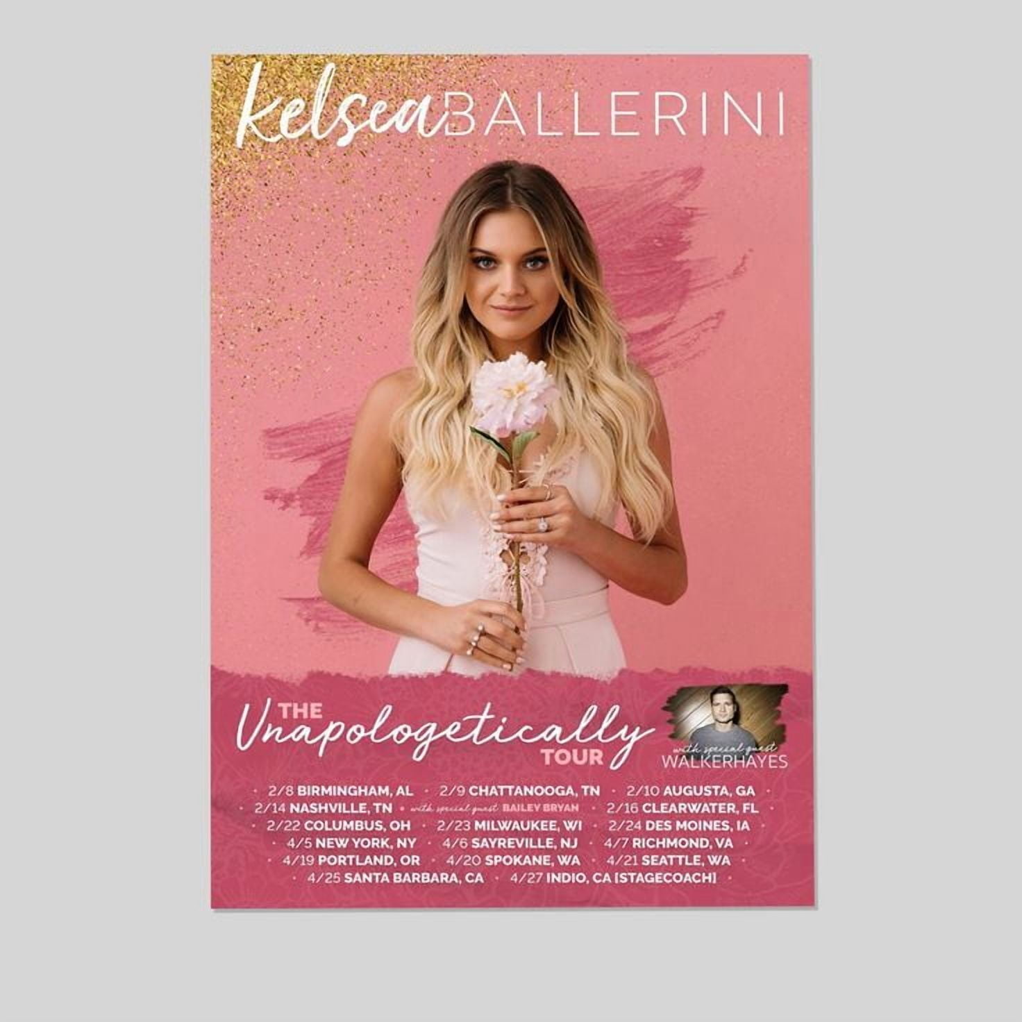 KELSEA BALLERINI REPLICA 2018 CONCERT POSTER Size 24''x36'' -Gategoo ...