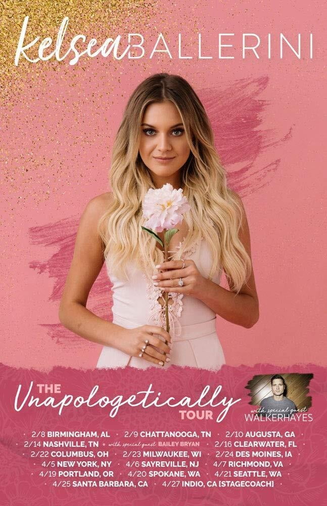 KELSEA BALLERINI REPLICA 2018 CONCERT POSTER - Walmart.com