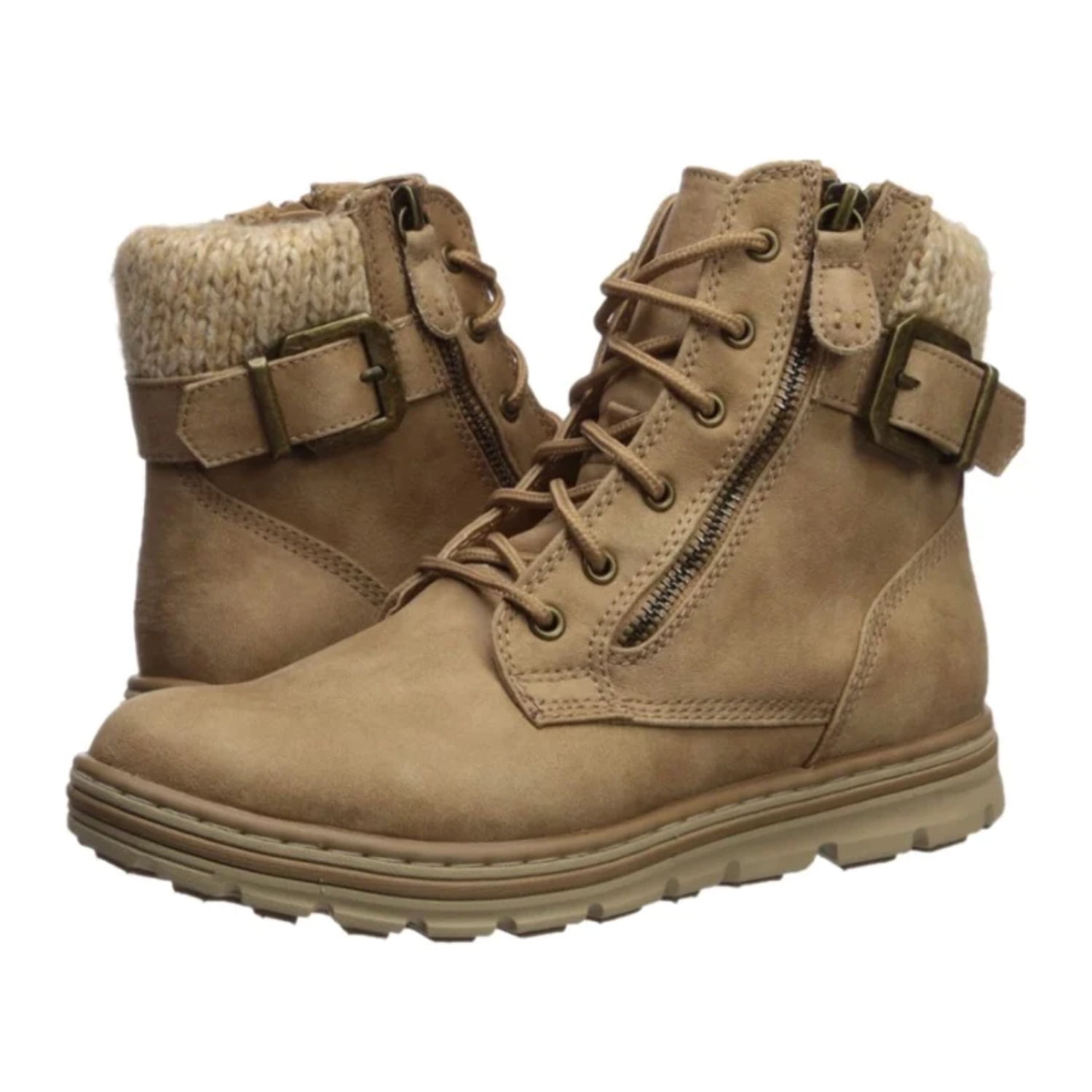 KELSIE Lace Up Booties Women's Shoes - Walmart.com