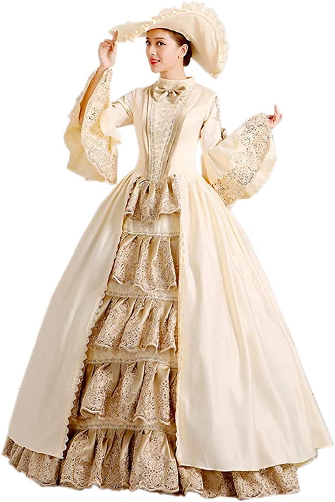 KEMAO Rococo Baroque Marie Antoinette Dresses 18th Century Renaissance ...