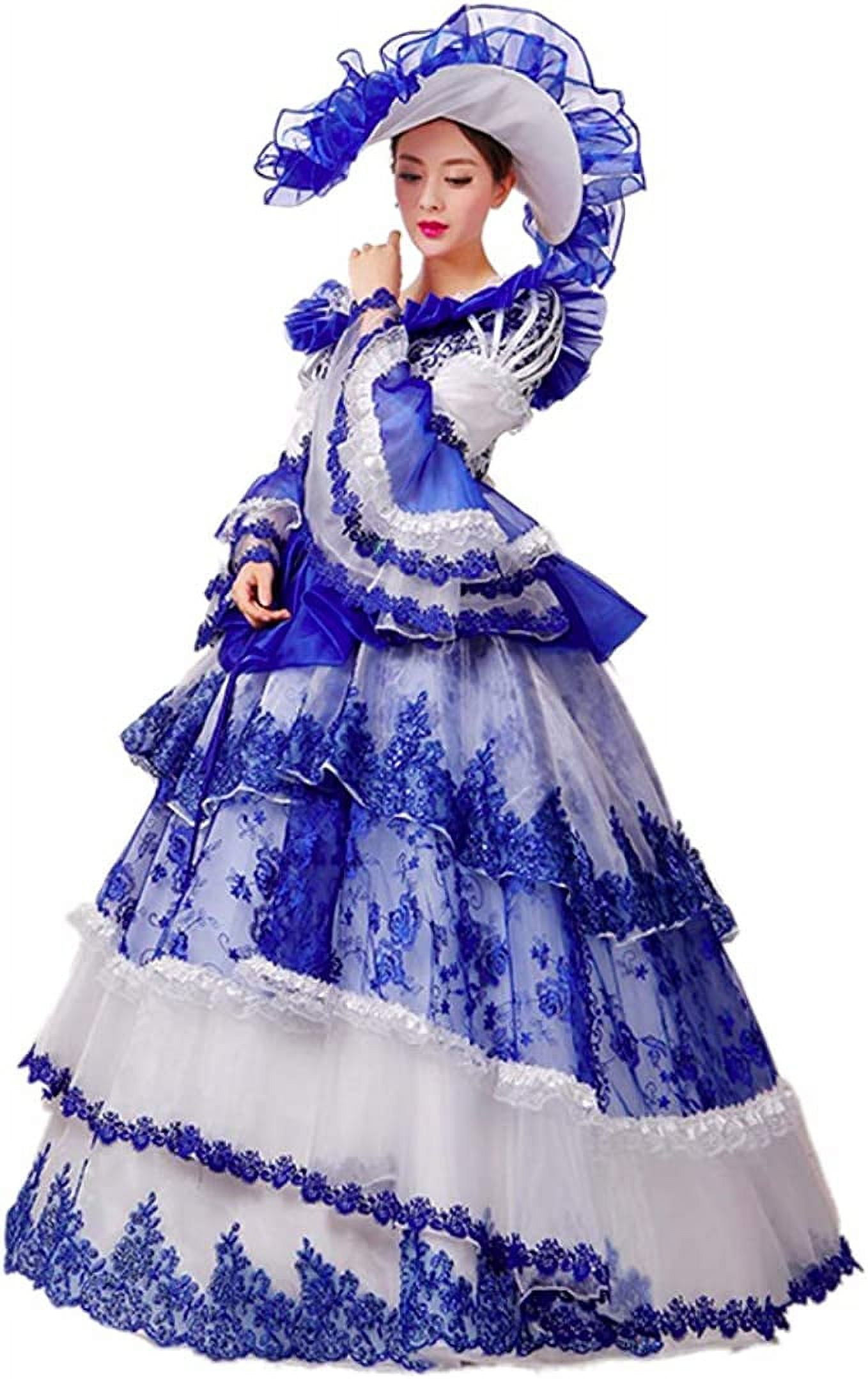 KEMAO Rococo Baroque Marie Antoinette Dresses 18th Century Renaissance ...