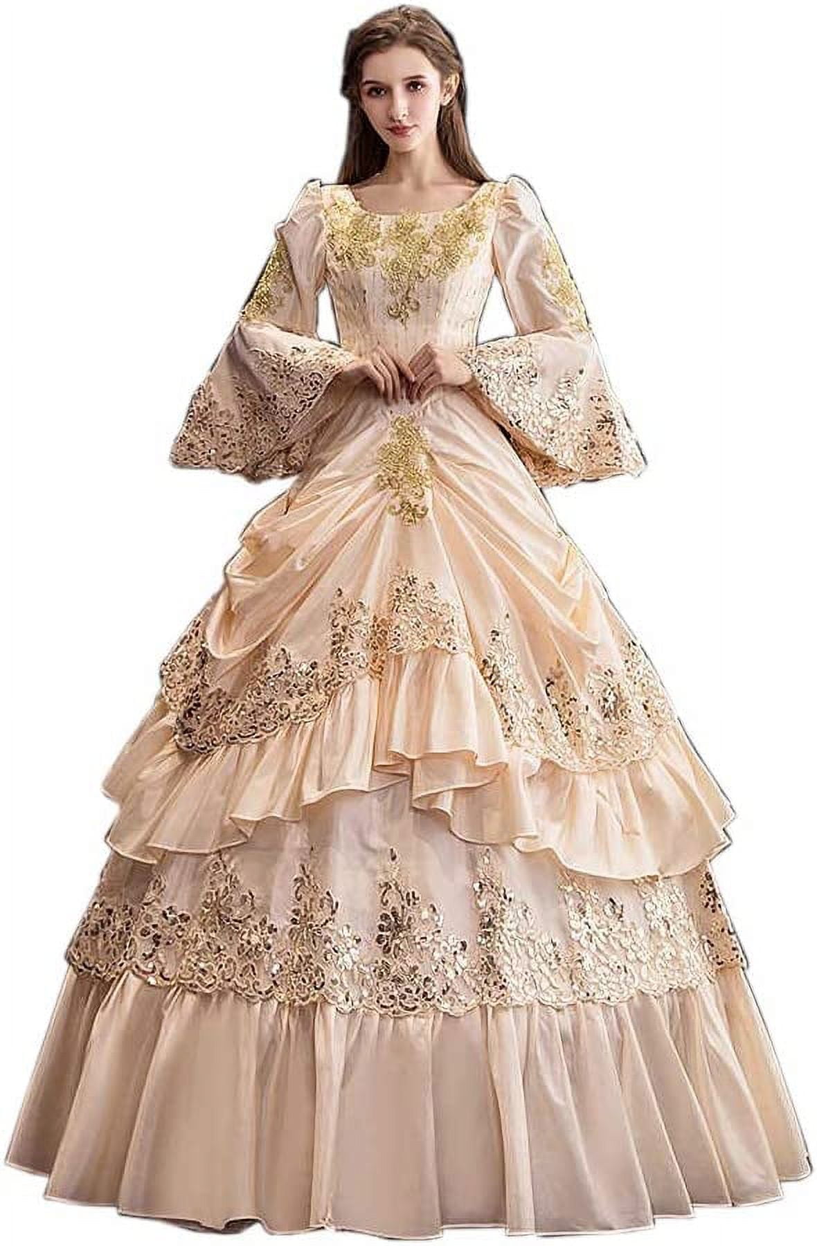 KEMAO Rococo Baroque Marie Antoinette Dresses 18th Century Renaissance ...