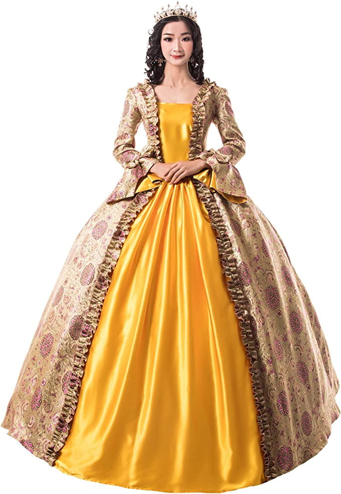 KEMAO Rococo Baroque Marie Antoinette Dresses 18th Century Renaissance ...