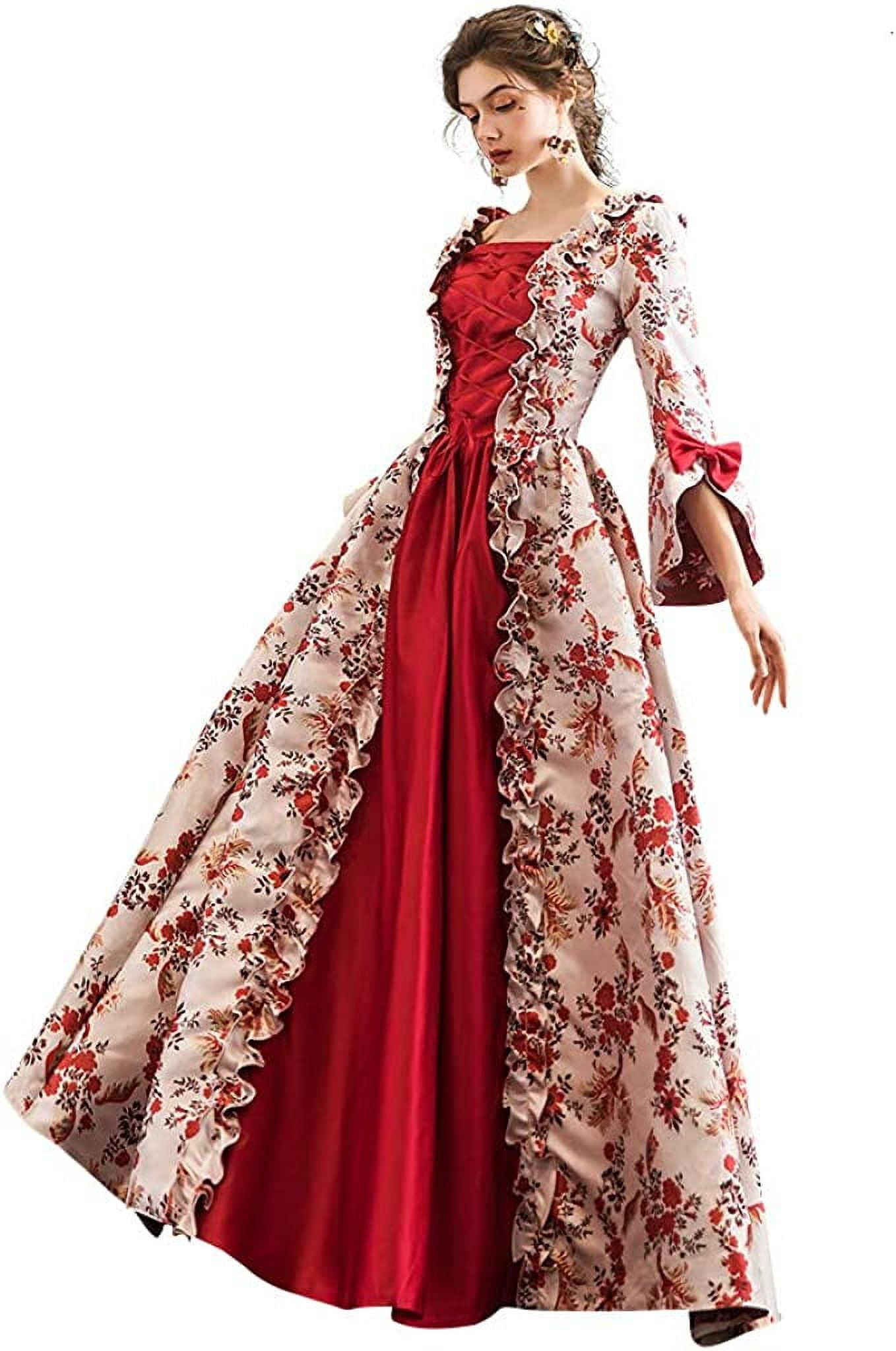 KEMAO Rococo Baroque Marie Antoinette Dresses 18th Century Renaissance ...
