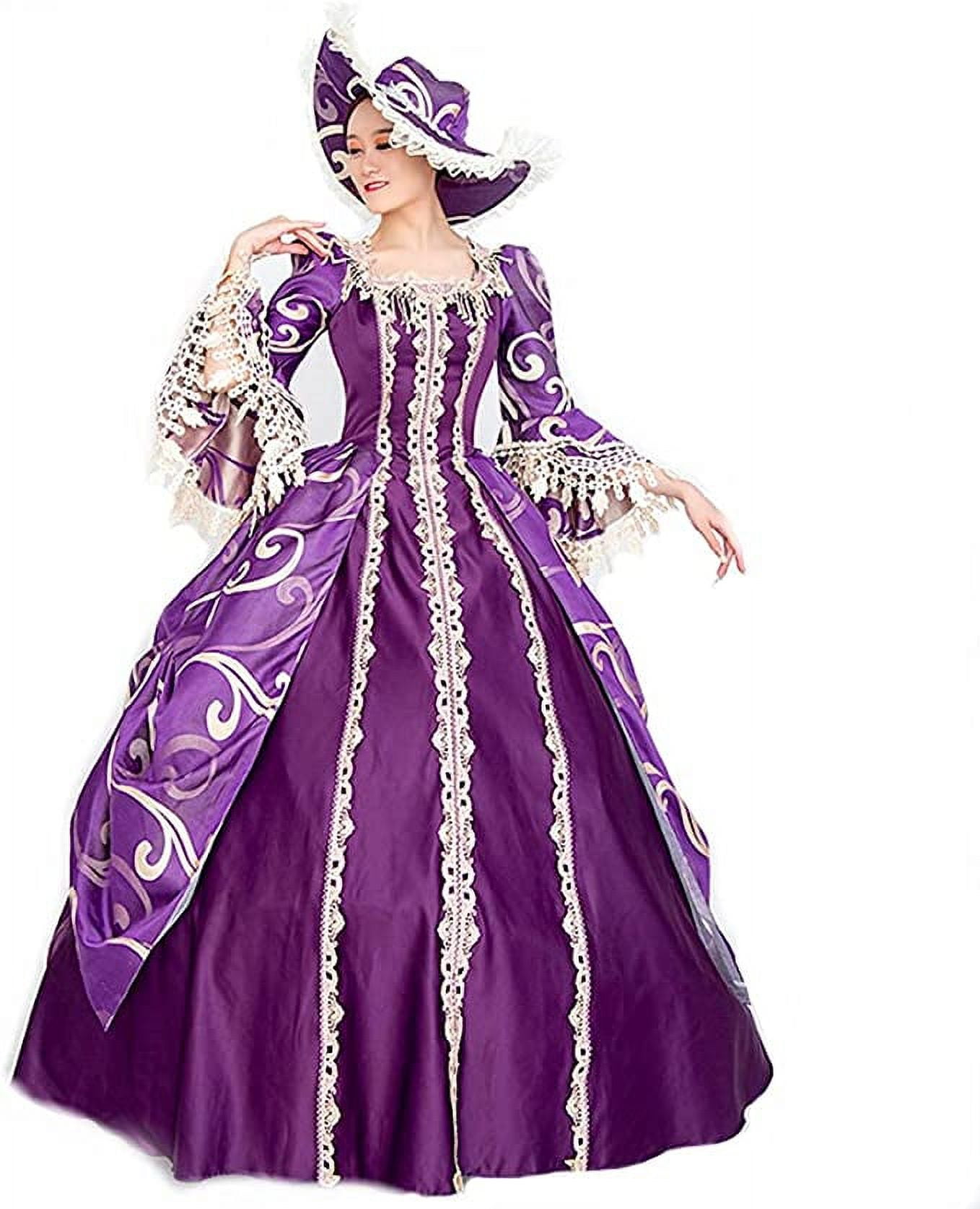 KEMAO Rococo Baroque Marie Antoinette Dresses 18th Century Renaissance ...