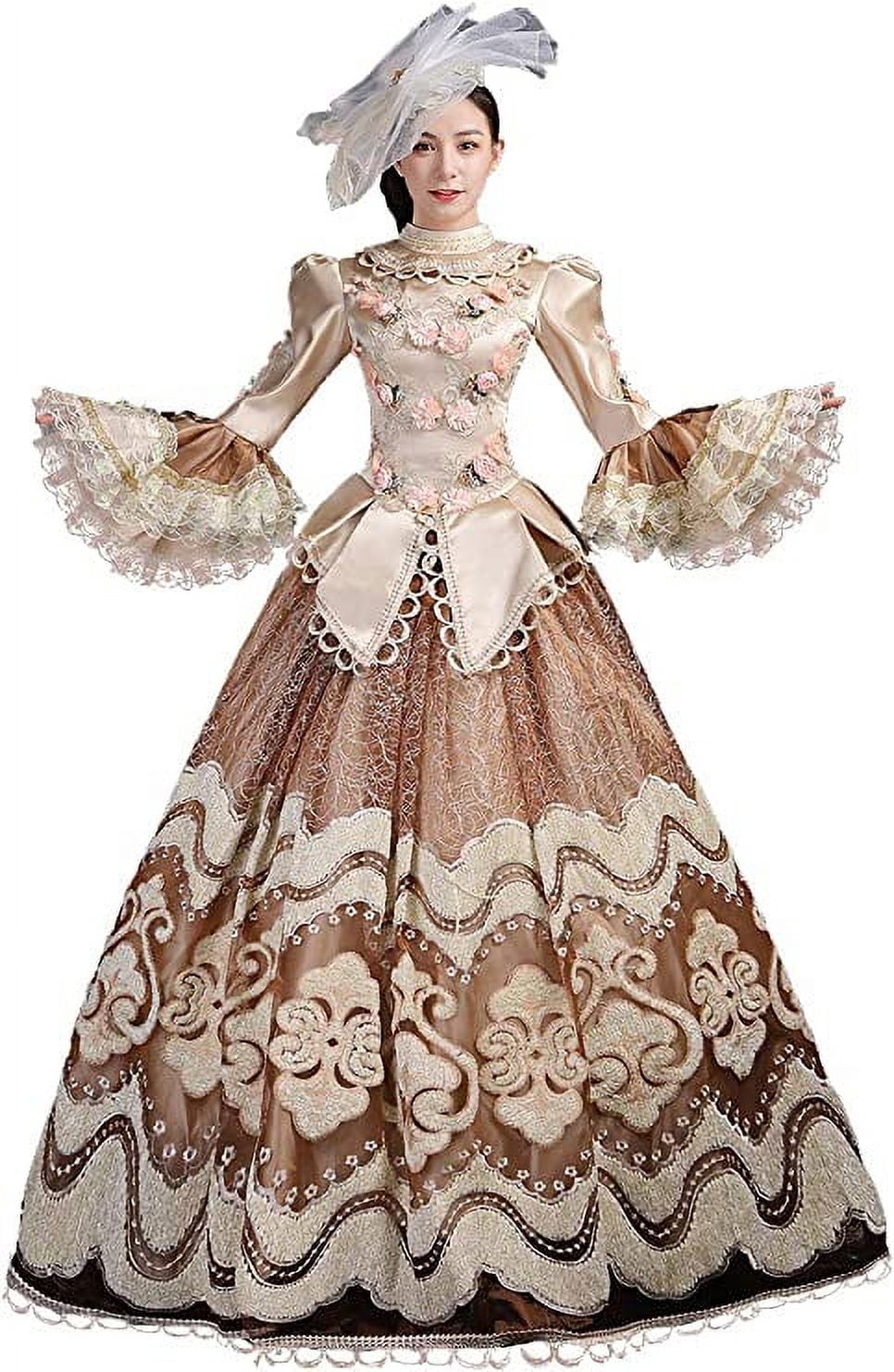 KEMAO Rococo Baroque Marie Antoinette Dresses 18th Century Renaissance ...
