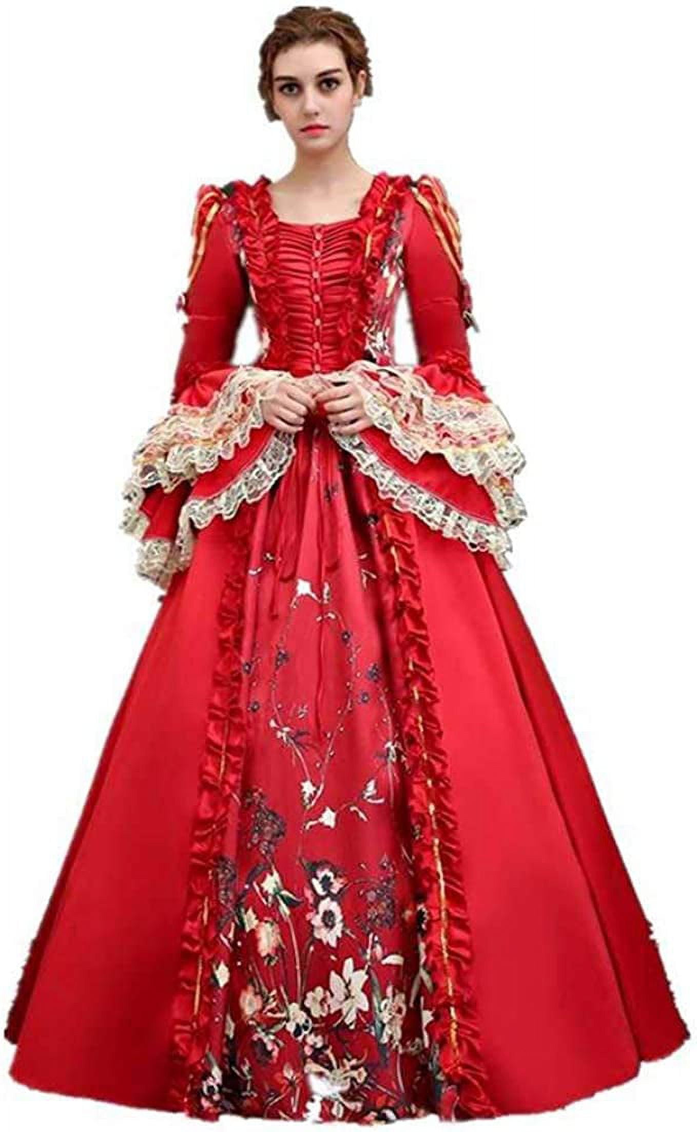 KEMAO Rococo Victorian Baroque Marie Antoinette Dresses 18th Century ...