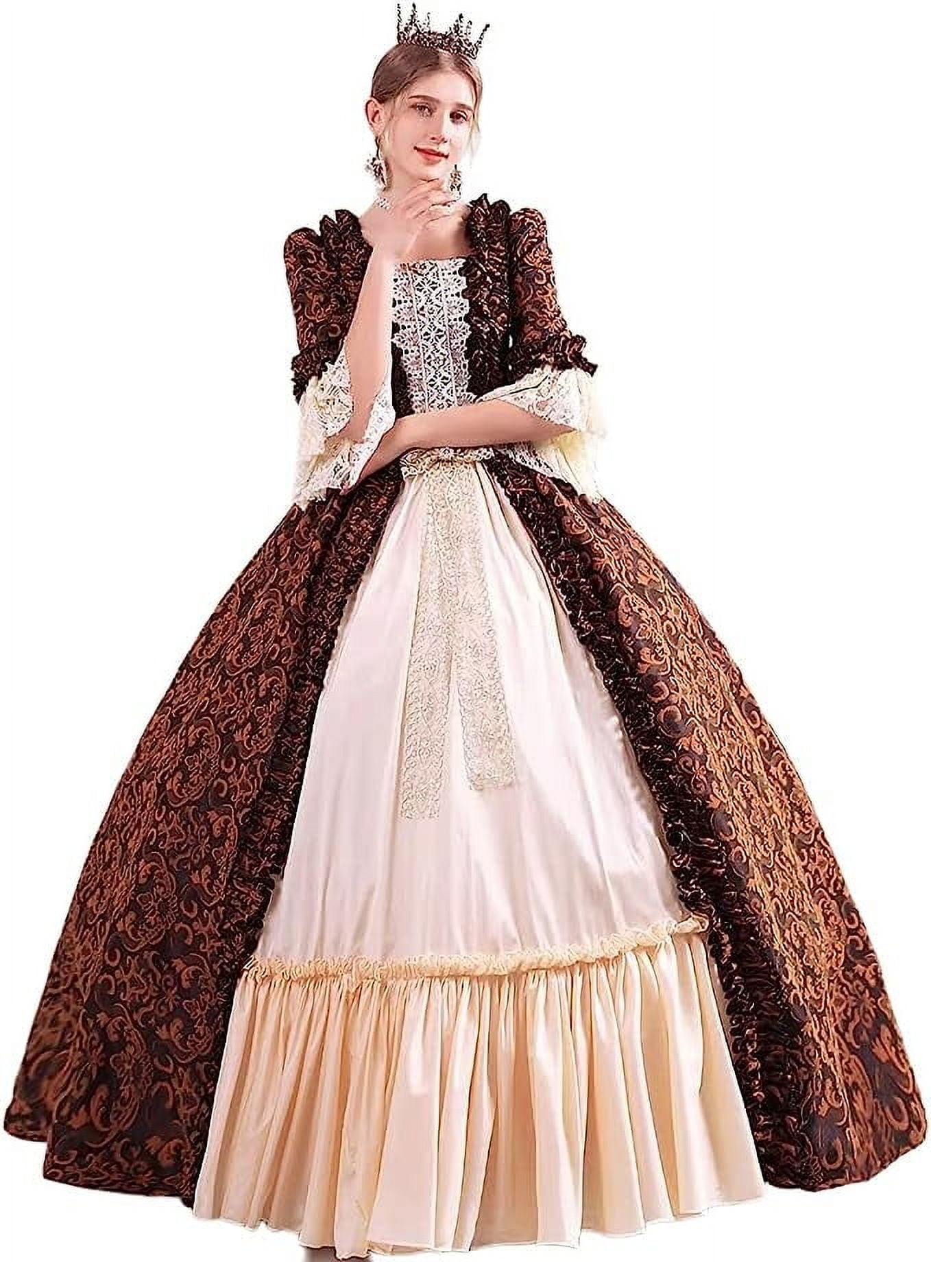 KEMAO Rococo Victorian Renaissance Costumes Baroque Marie Antoinette ...