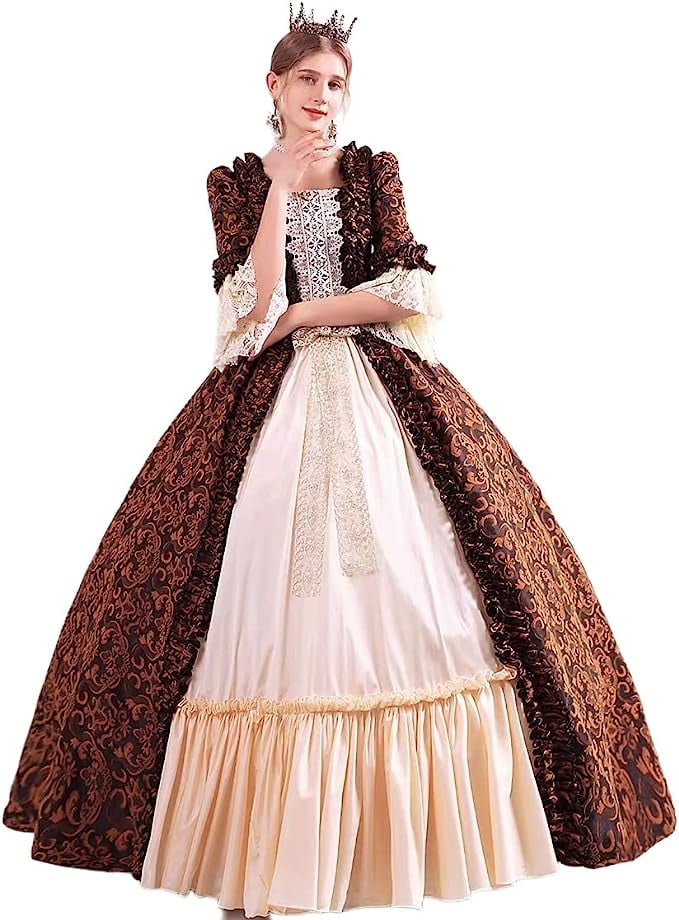 KEMAO Rococo Victorian Renaissance Costumes Baroque Marie Antoinette ...