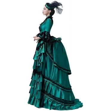 KEMAO Victorian Rococo Baroque Marie Antoinette Dress, 18th Century ...