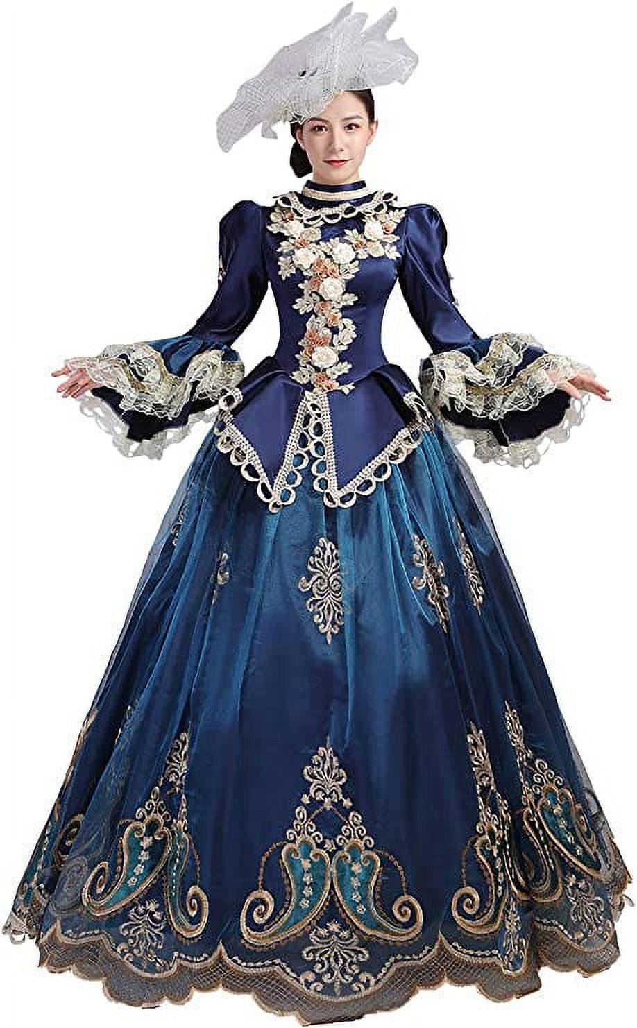 KEMAO Rococo Victorian Renaissance Costumes Baroque Marie Antoinette ...