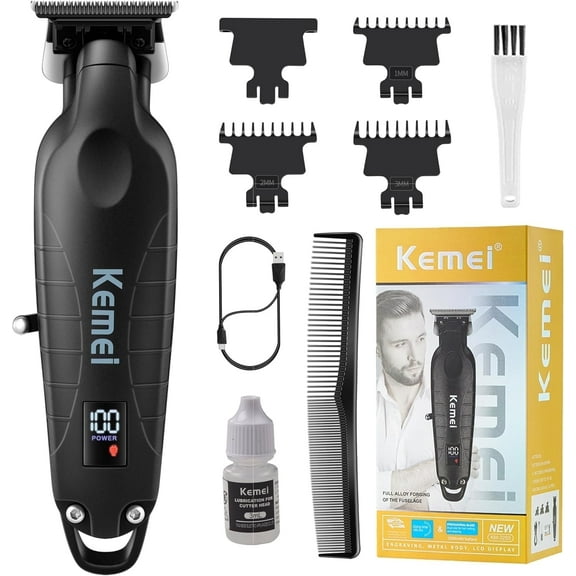 Professional Hair Trimmer for Men Cordless, Foil Shaver with ...