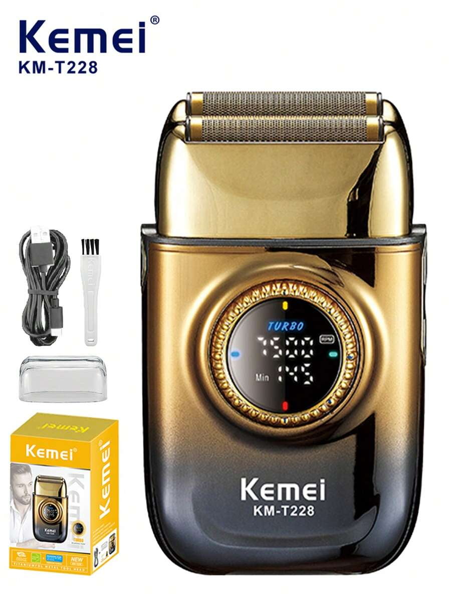 KEMEI KM-T228 Men's Electric Shaver | Men's Electric Foil Razor With 2 ...