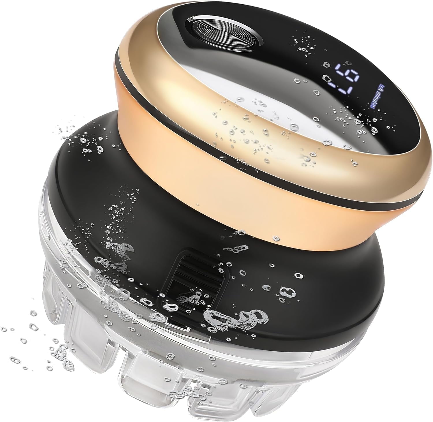 KEMEI Professional Hair Clippers for Men, Automatic Circular Hair ...