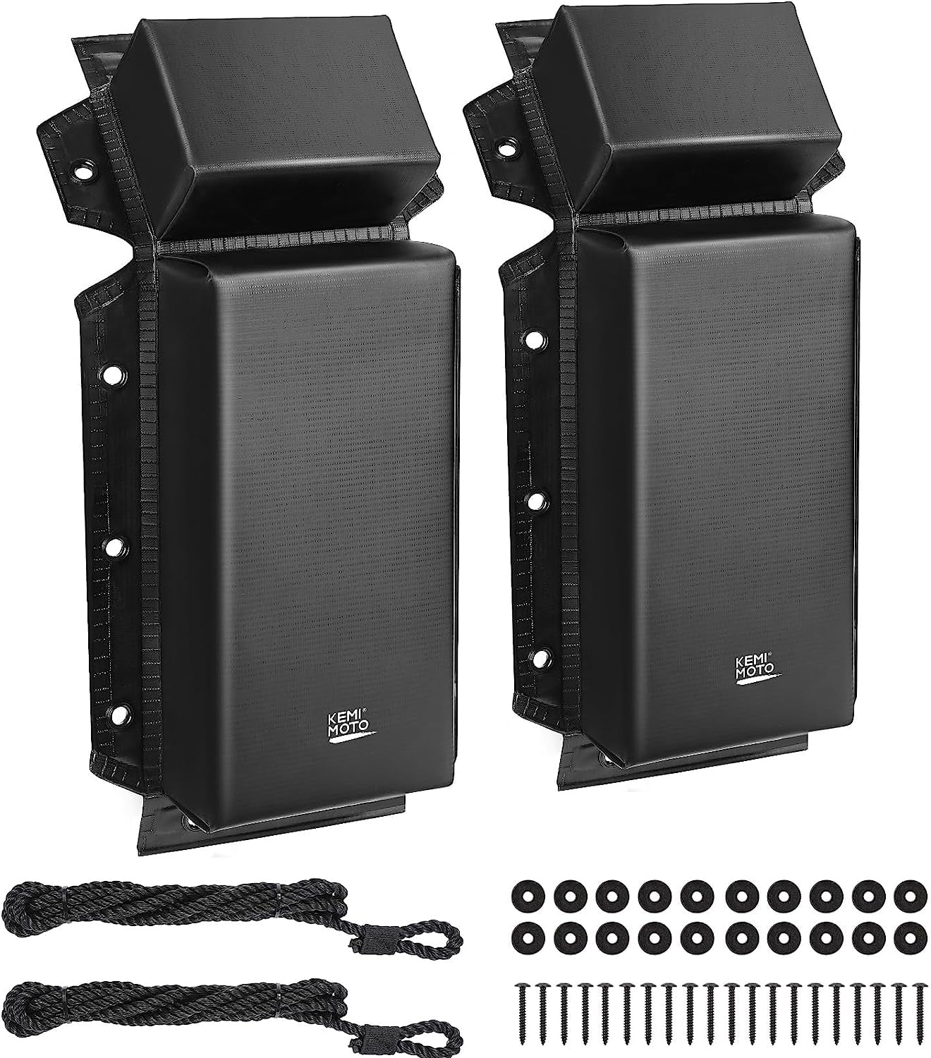 KEMIMOTO 2 Pack PWC Boat Fender Marine Dock Fender for Straight-Edge or ...