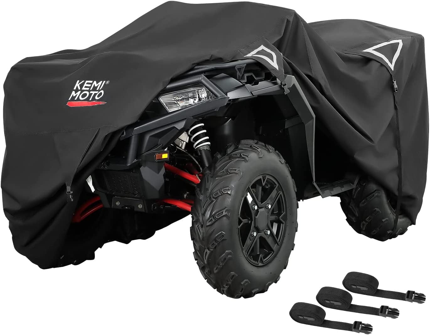 KEMIMOTO 300D Waterproof ATV Cover for Polaris Sportsman, Outlander ...