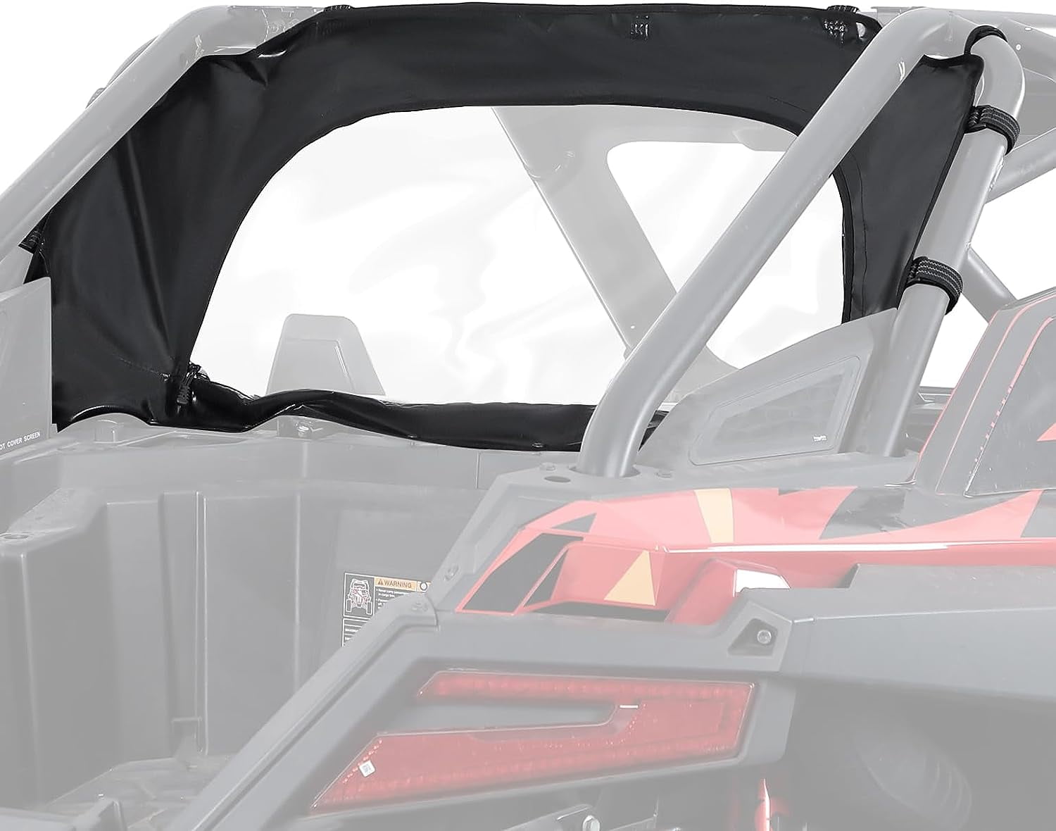 KEMIMOTO Back Windshield Soft Rear Window Compatible with Polaris RZR ...