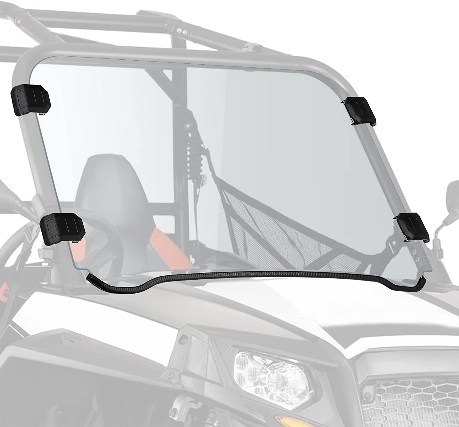KEMIMOTO Polycarbonate Full Windshield for Polaris RZR 800/900 series ...