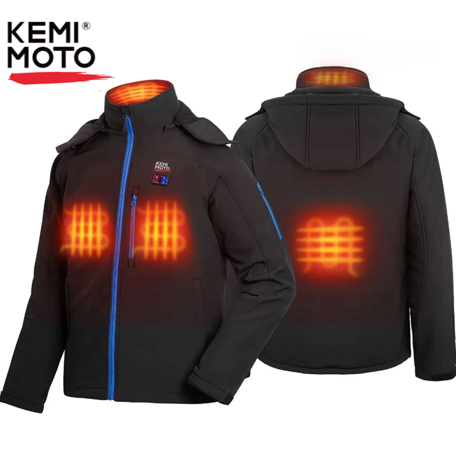 O2 Element Series Hooded Rain Jacket w/Pockets - Walmart.com