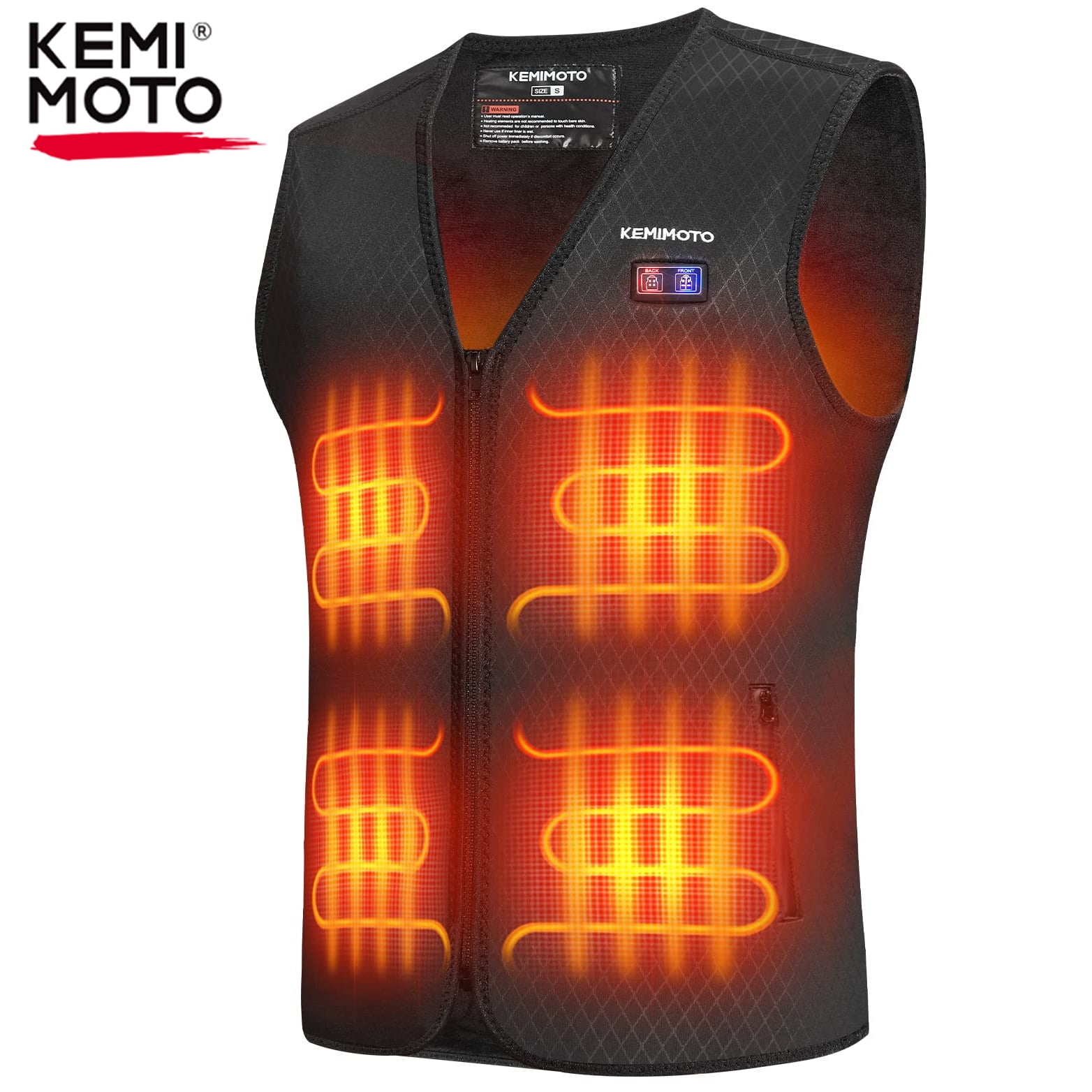 Kemimoto Smart Rechargeable 8 Heating Zones, Outerwear Vests (Men's ...