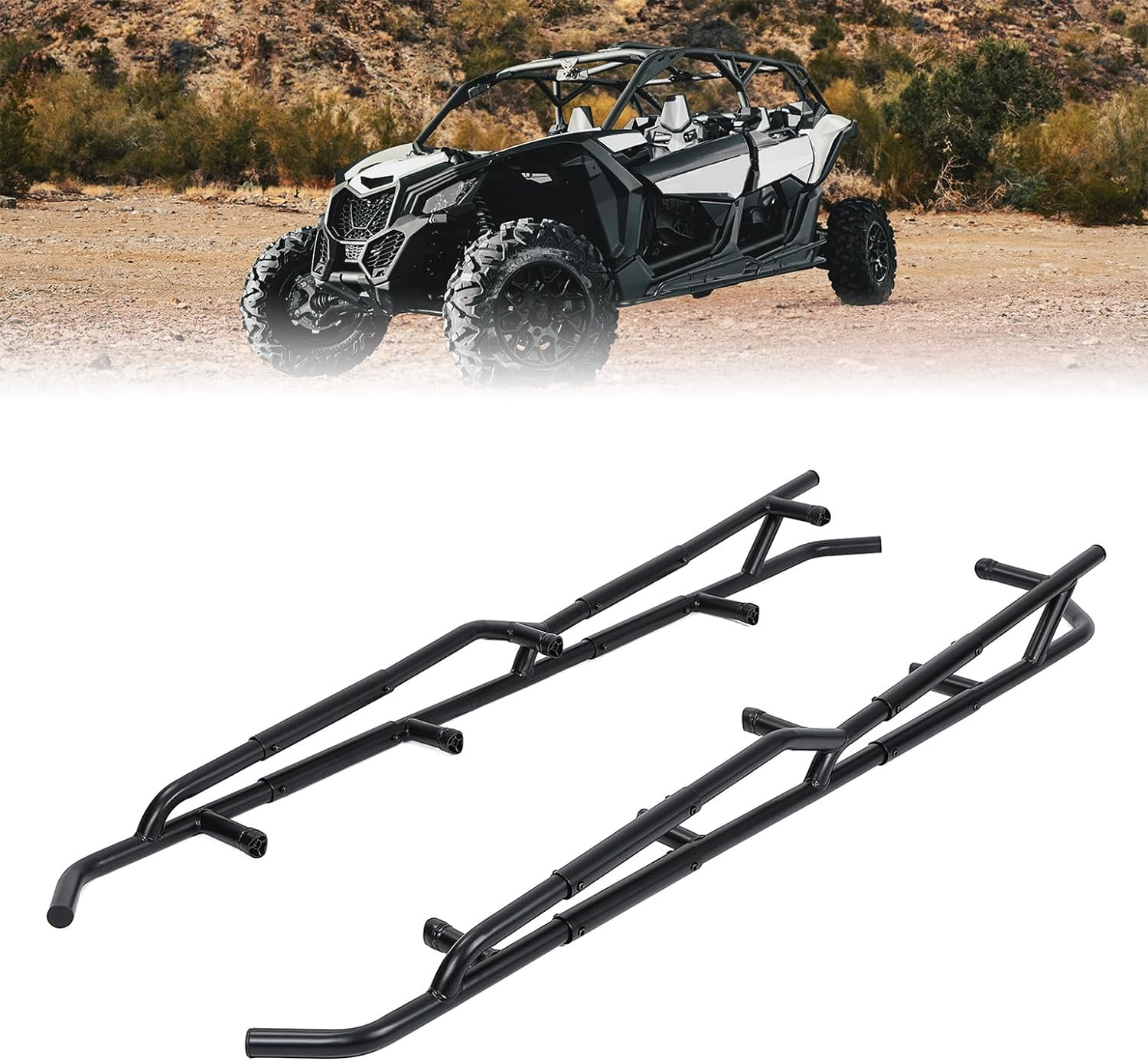 KEMIMOTO Nerf Bars Rock Sliders Compatible with Can Am Maverick X3 Max ...