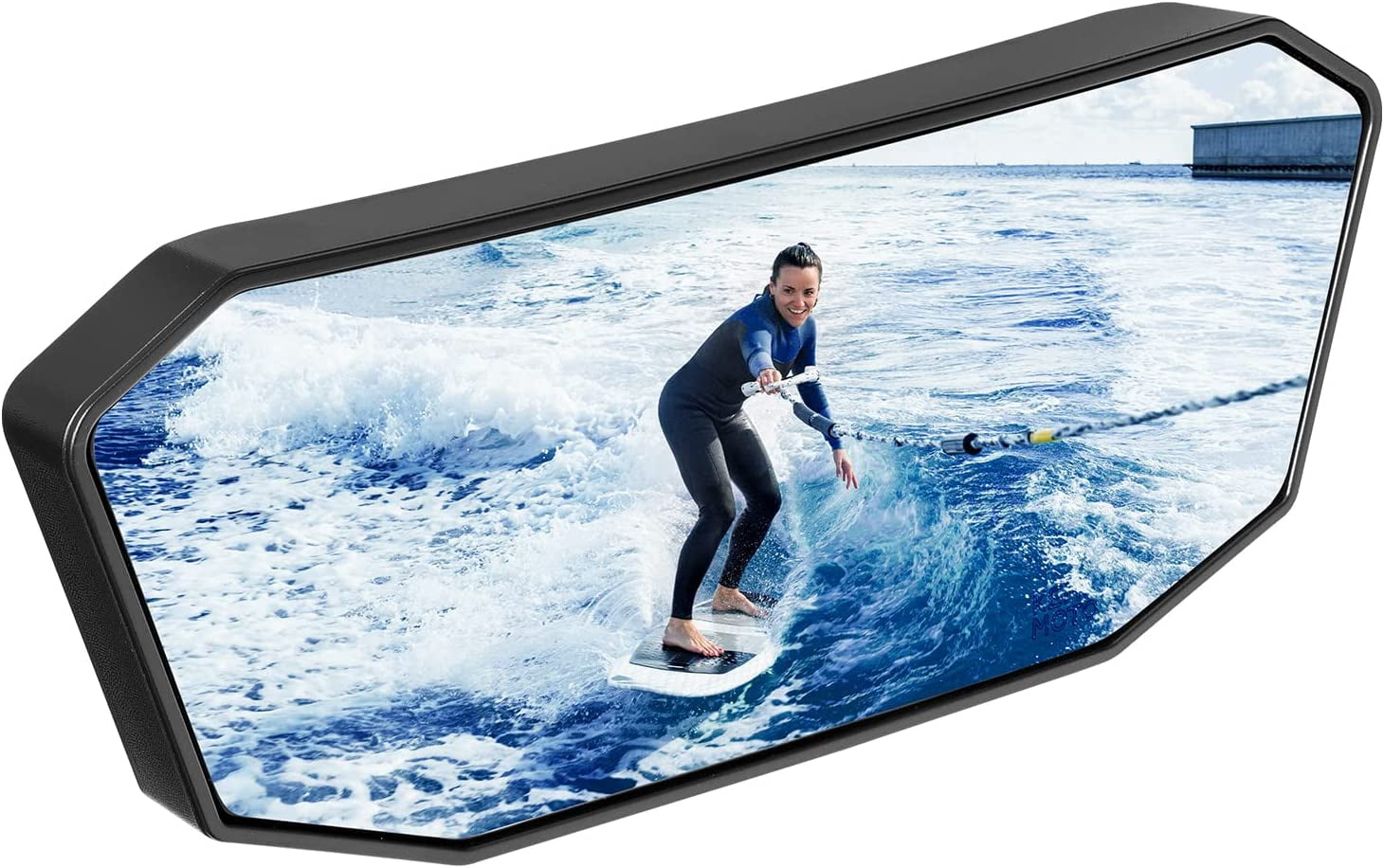 KEMIMOTO Upgraded Marine Boat Mirror - Perfect for Ski Boats, Pontoon ...