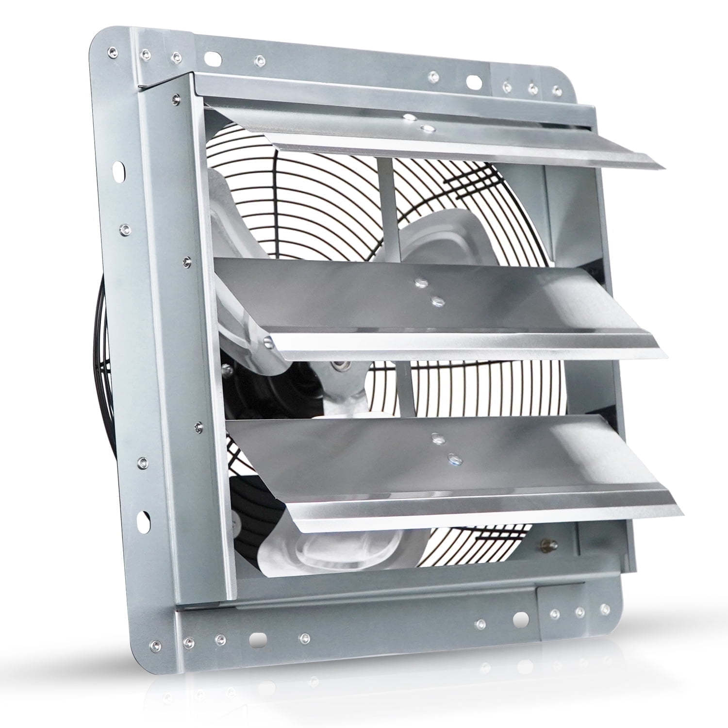 KEN BROWN 12" High Speed Wall Mount Exhaust Fan with Auto Shutter ...
