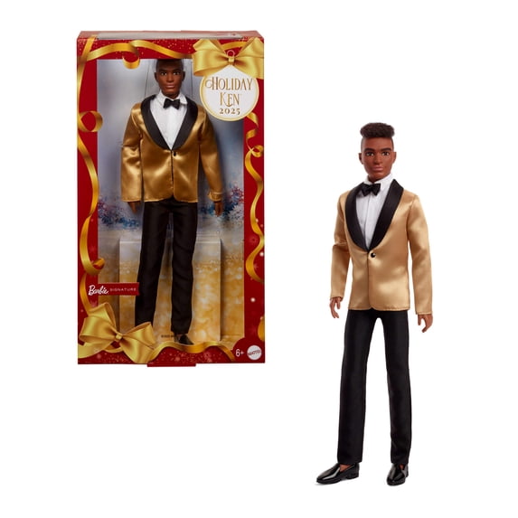Barbie Signature 2025 Holiday Dark Brown Hair Ken Collectible Fashion ...