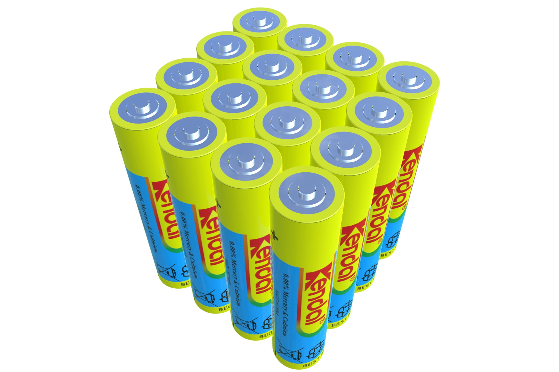 KENDAL LR03 AAA MN2400 1.5V Alkaline Battery 16 Pack - Walmart.com
