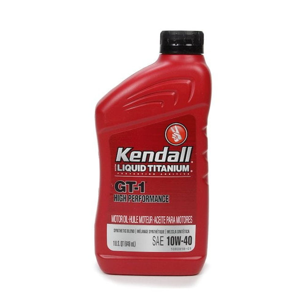 KENDALL OIL Kendall 10w40 Oil GT-1 1Qt. Syn Blend - Walmart.com