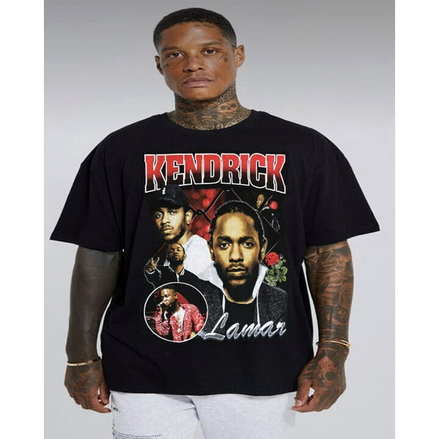 KENDRICK LAMAR RED RAP HIPHOP T SHIRTS MEN'S SIZES - Walmart.com