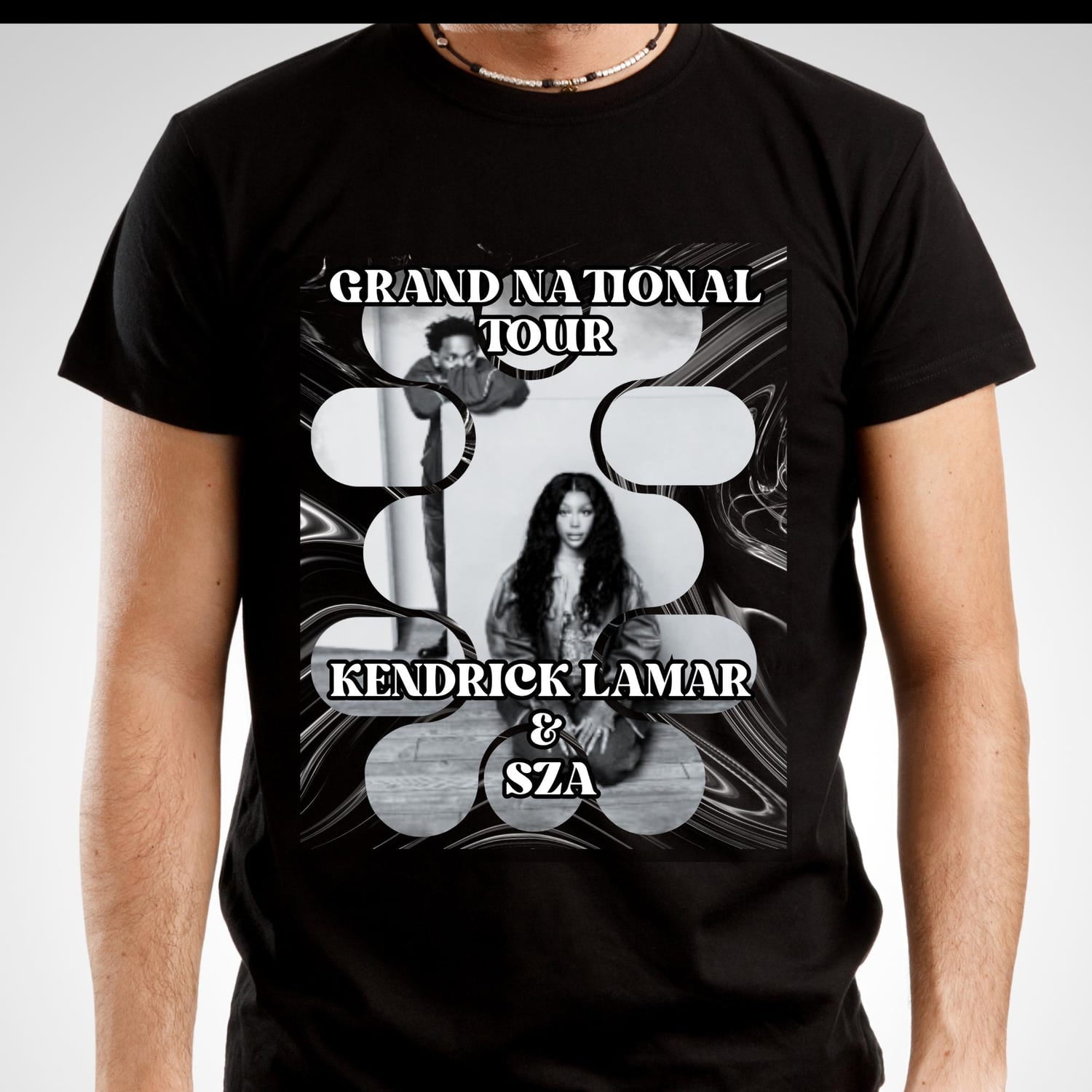 KENDRICK Tshirt, SZA Tshirt, 2025 Tour Tee, Grand National Tour ...