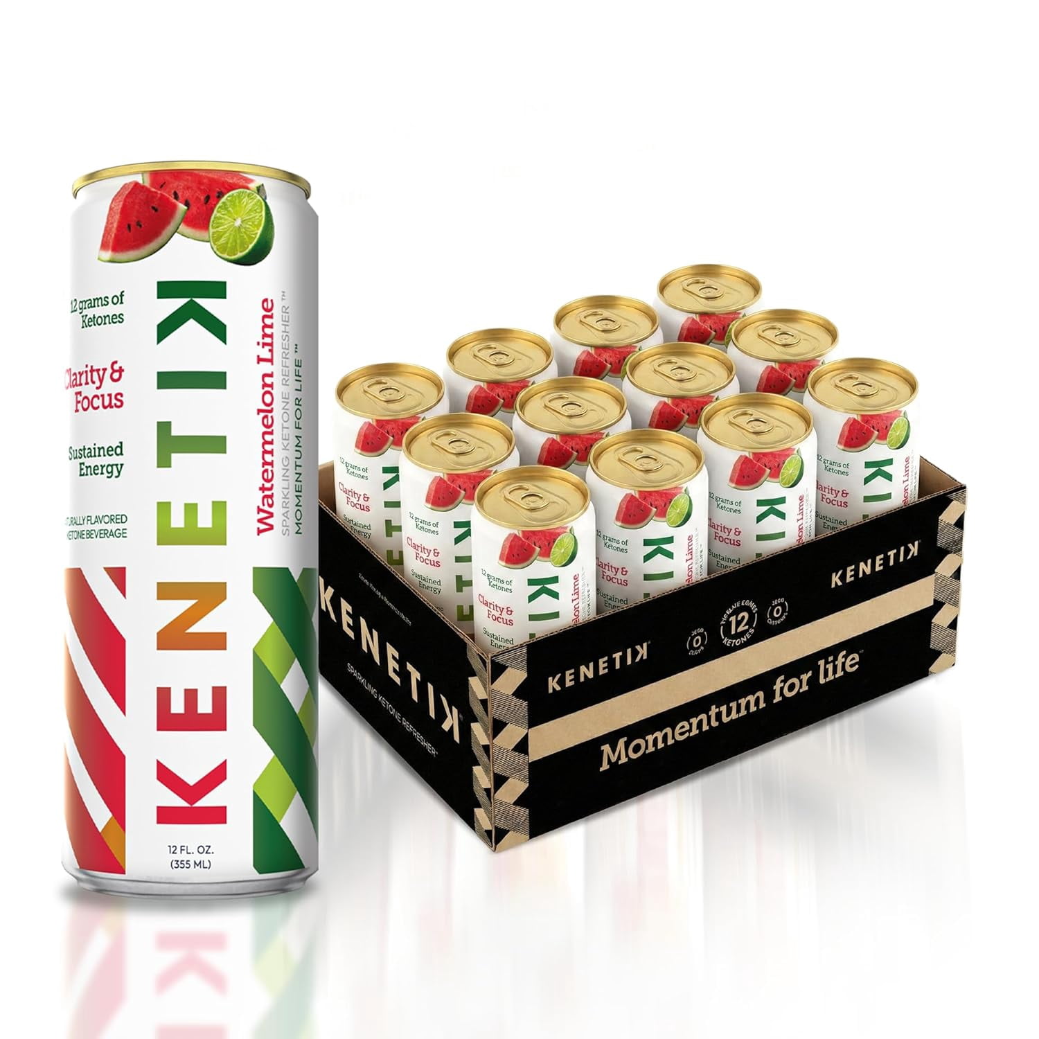 KENETIK Caffeine-Free Focus Drink – Brain Fuel for Mental Clarity and ...