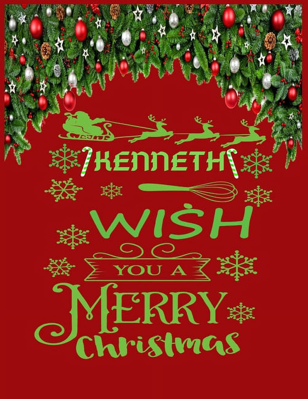 KENNETH wish you a merry christmas : A Creative Holiday Coloring ...