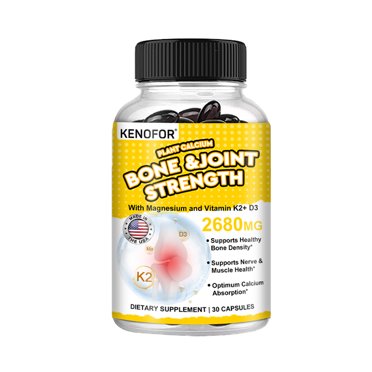 Solaray Calcium Magnesium Citrate 2:1 w/ Vitamin D-3, Strong Bones & Teeth, Muscle & Nerve ...