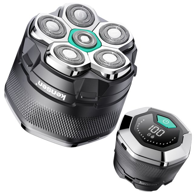 KENSEN 6D Electric Head Shaver for Bald Men, Rechargeable Razor with ...