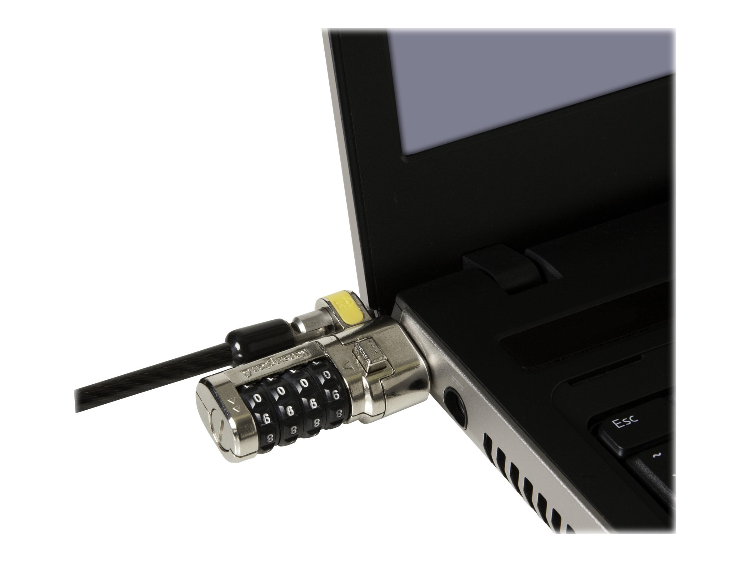Kensington Clicksafe Master Coded Combination Ultra Laptop Lock ...