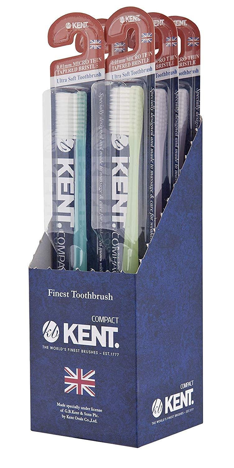 [KENT] COMPACT Small Head Extra Soft Toothbrush for Sensitive Teeth ...