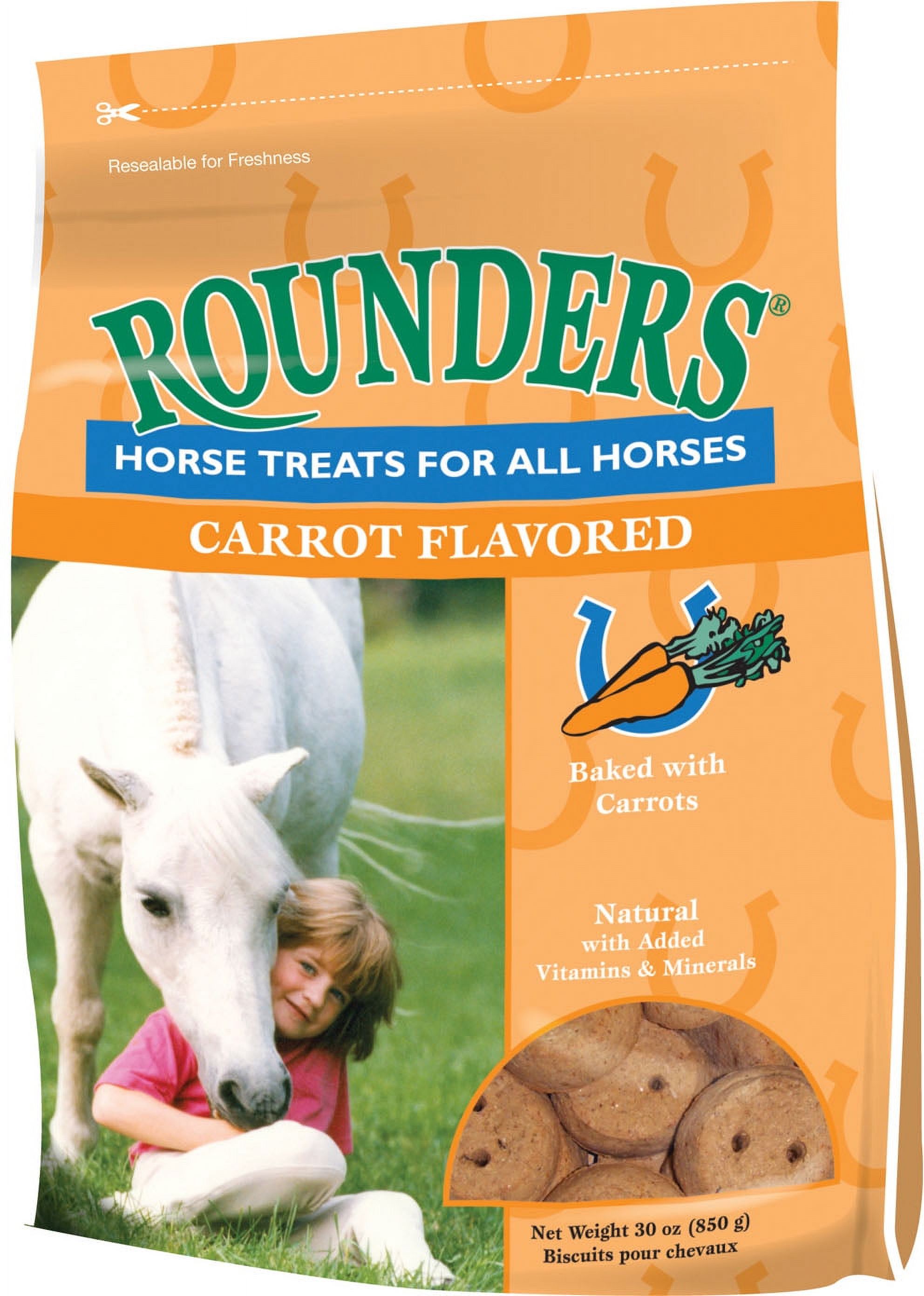 KENT NUTRITION GROUP-BSF 1536/428 Carrot Rounder's Horse Treat, 30 oz ...