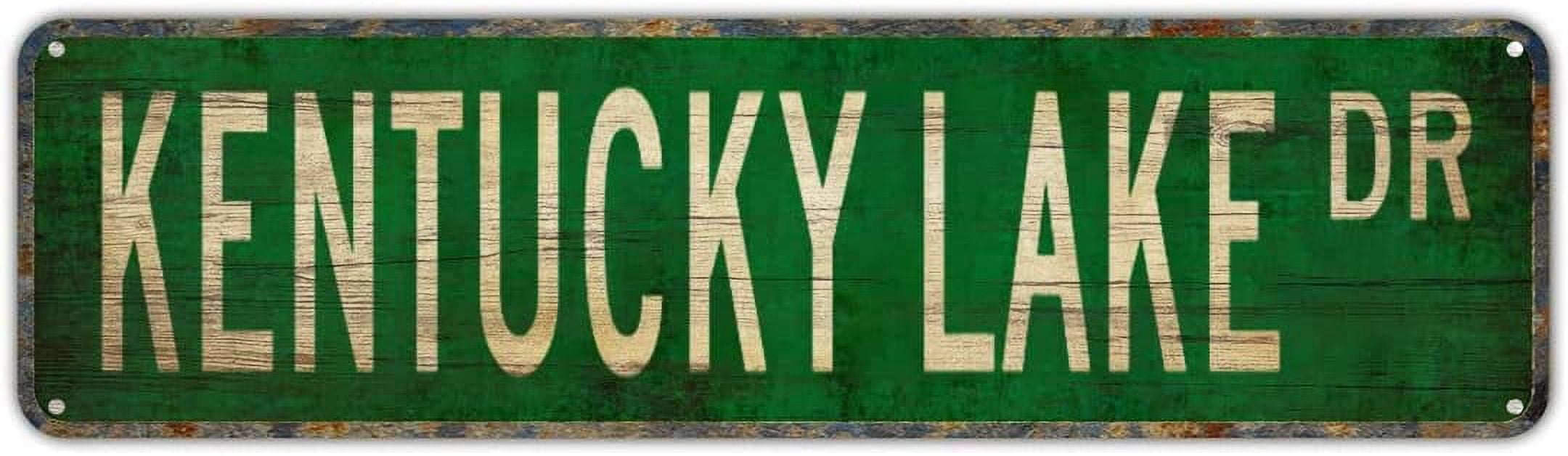 KENTUCKY LAKE DR Vintage Signs Retro Tin Signs Art Plaque Aluminum Sign ...