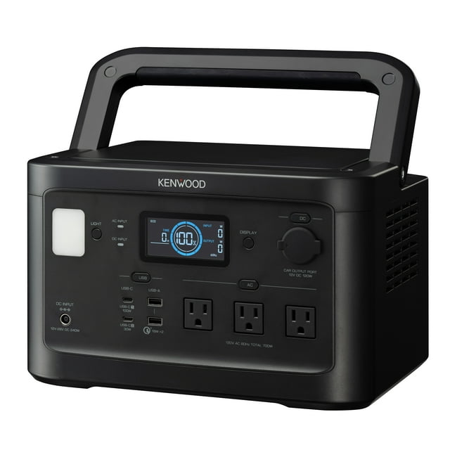 KENWOOD Portable Power Station BN-RK800, 700Wh Backup Lithium Battery ...