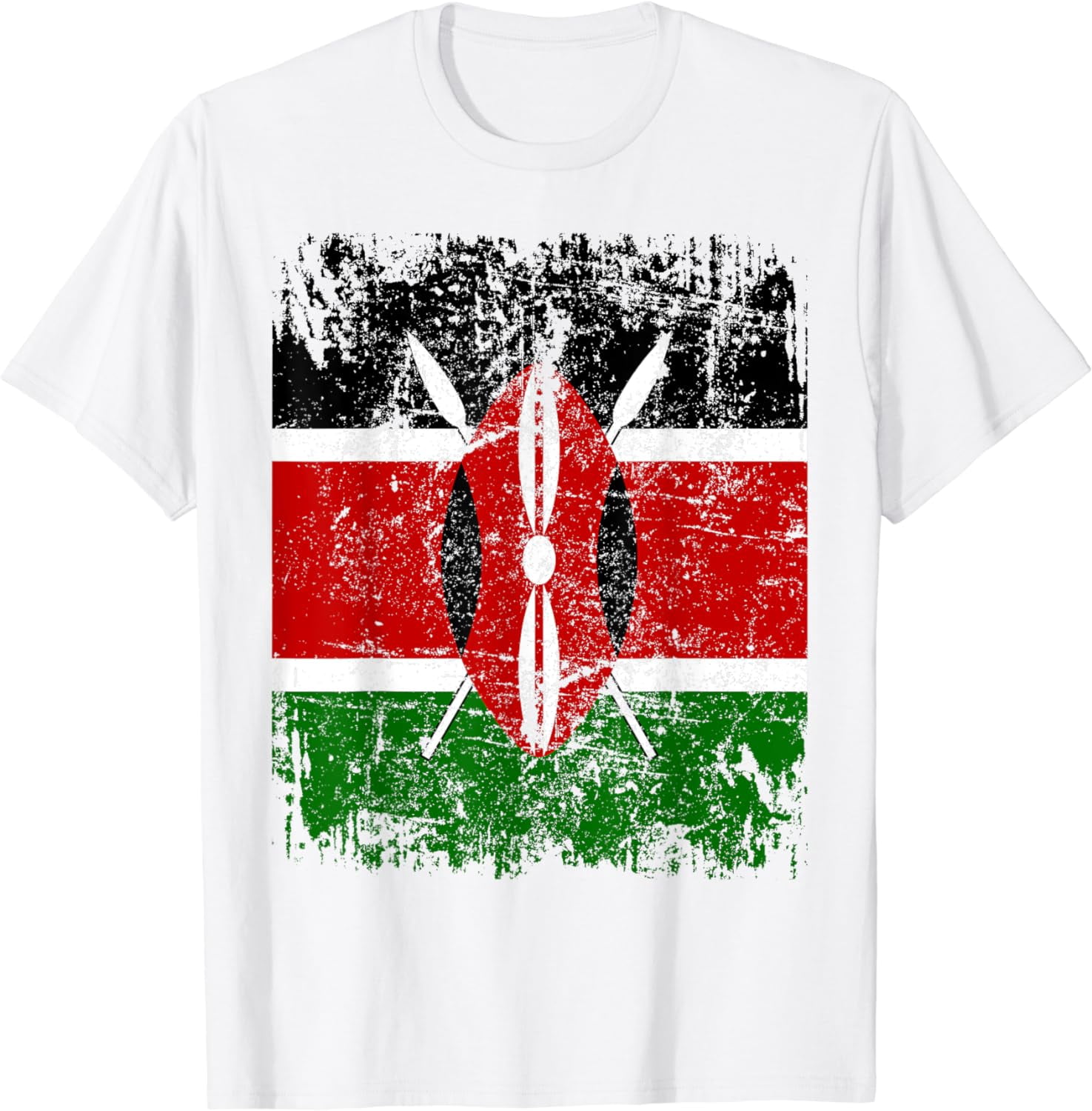 KENYA Flag Vintage | Men Women Kids | KENYA T-Shirt - Walmart Business ...